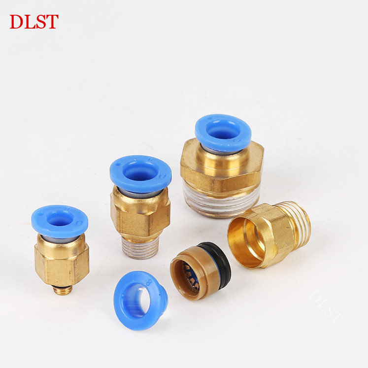 Trachea Quick Connector Pneumatic Quick Plug External Thread Straight ...
