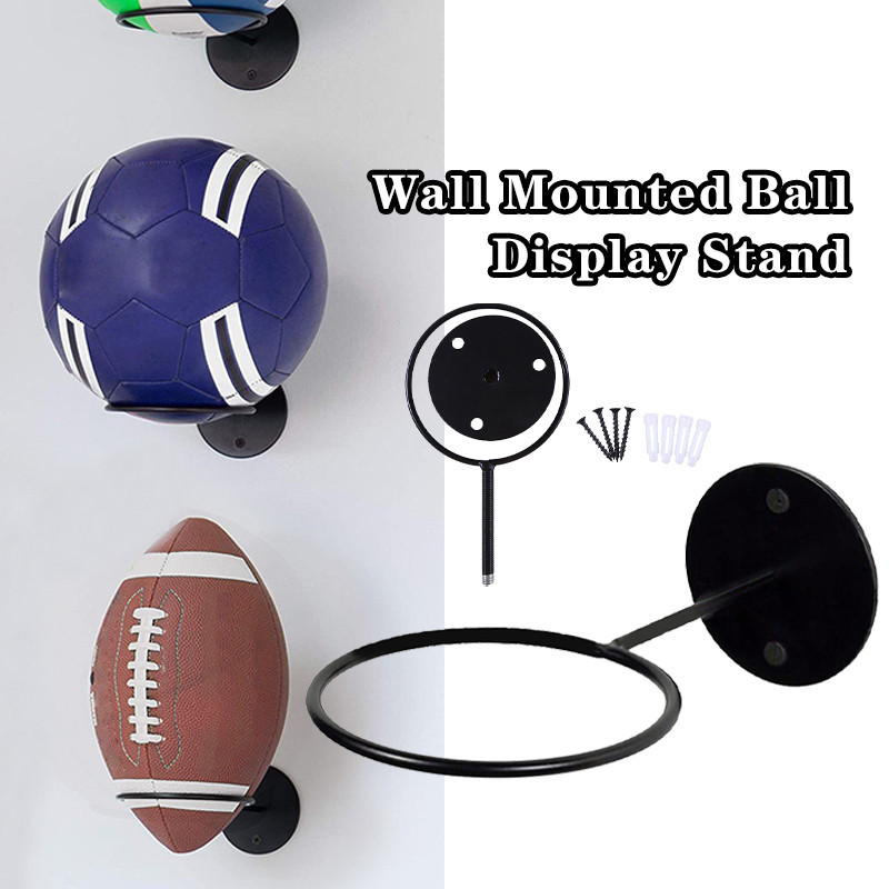 12.5cm Shop Ball Display Rack Wall Mounted Ball Stand Display for ...