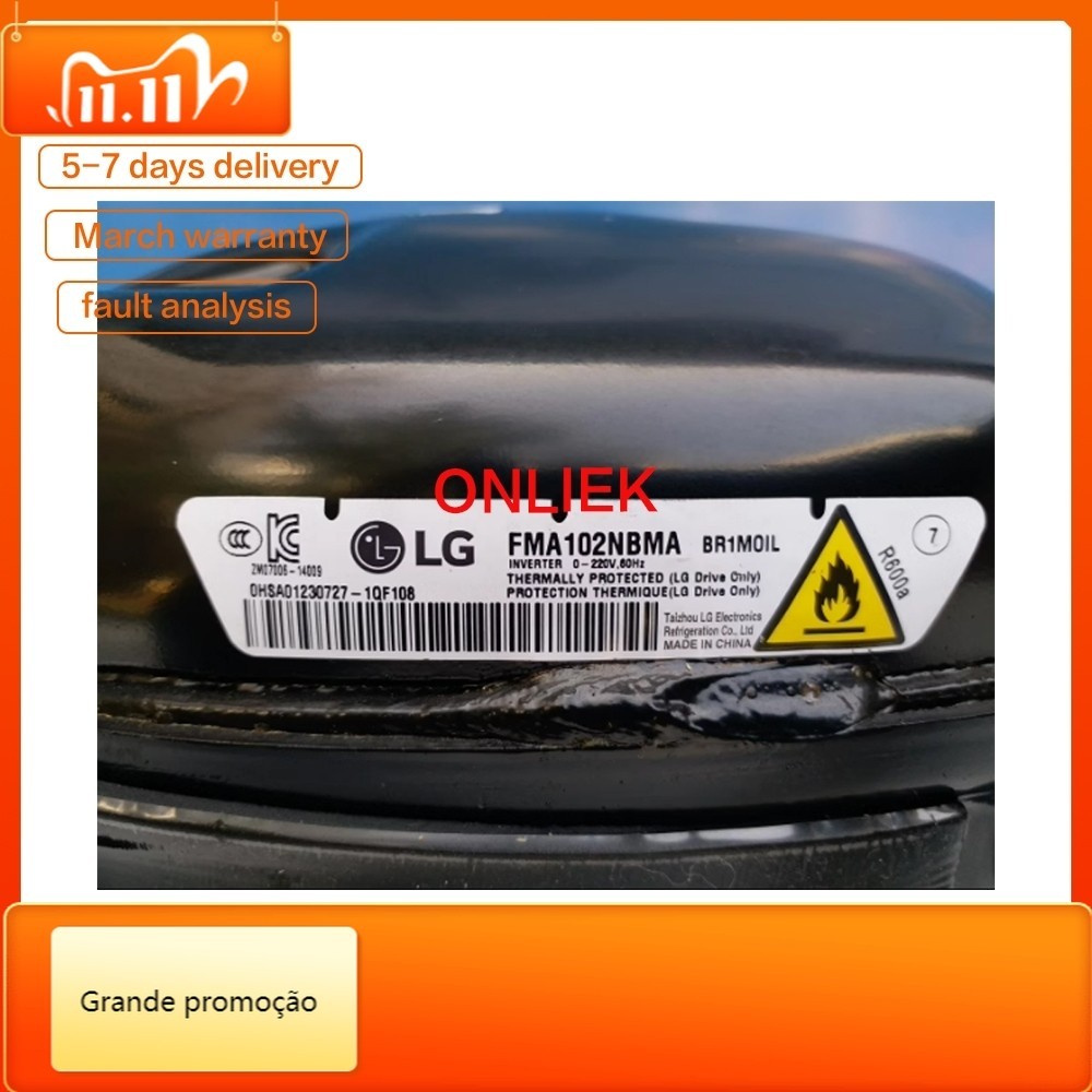 QSJZHY 90%new Original LG refrigerator inverter compressor R600a ...