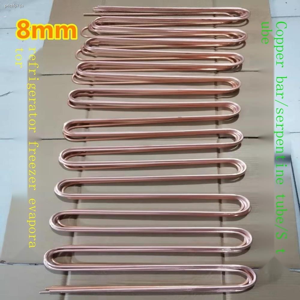 Refrigerator freezer evaporator copper row iron row copper tube iron ...