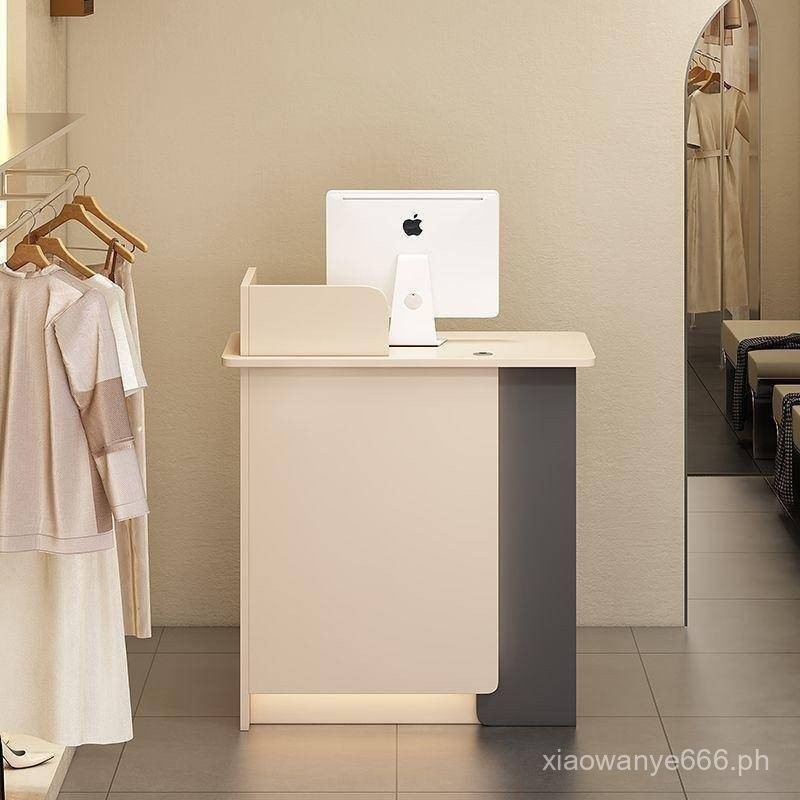 Cashier minimalist counter front desk reception commercial small shop ...