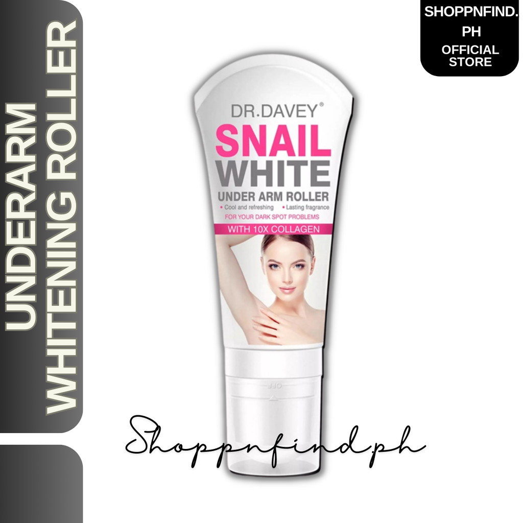 DR.DAVEY 10X Snail White Collagen Underarm deodorant Under Arm Kili Kili Roller For Your Dark ...