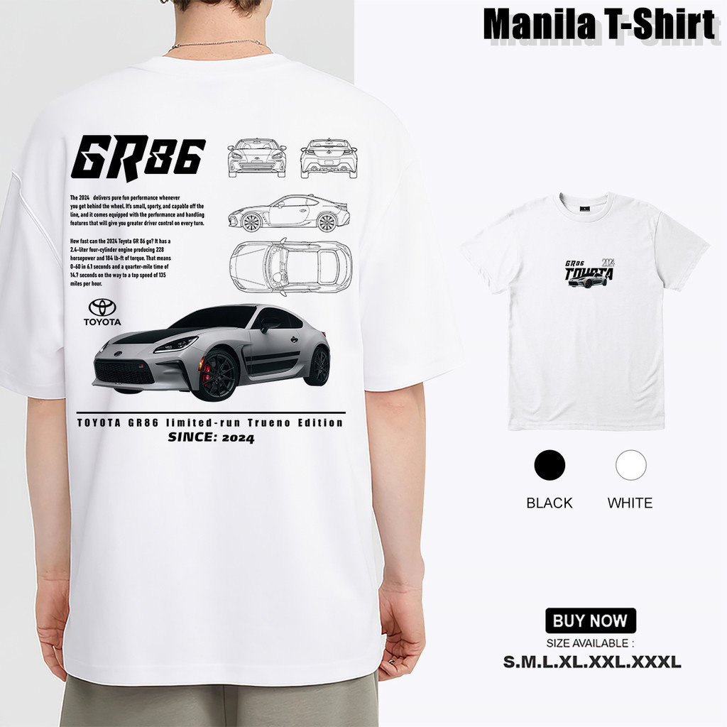 Car Since:2024 TOYOTA RR86 Design Tee - Heritage Supercar Club Series ...