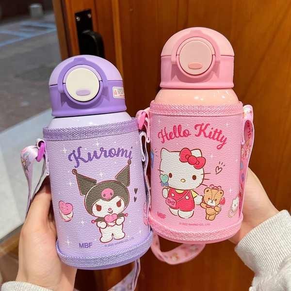 kuromi water bottle kuromi water bottle for kids kuromi tumbler hot and cold Japan Sanrio Culomi ...