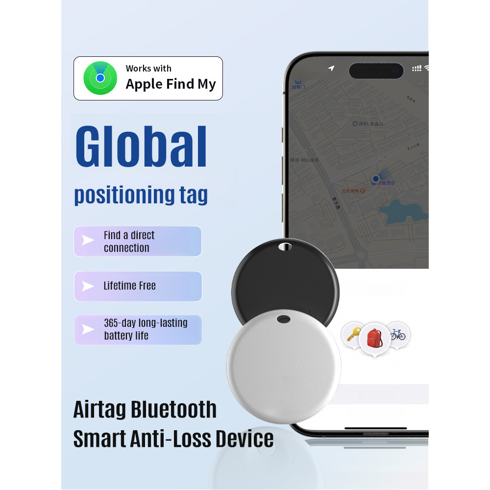 Mini Airtag Bluetooth Tracker Anti-Lost Smart GPS Locator/Children Pet ...