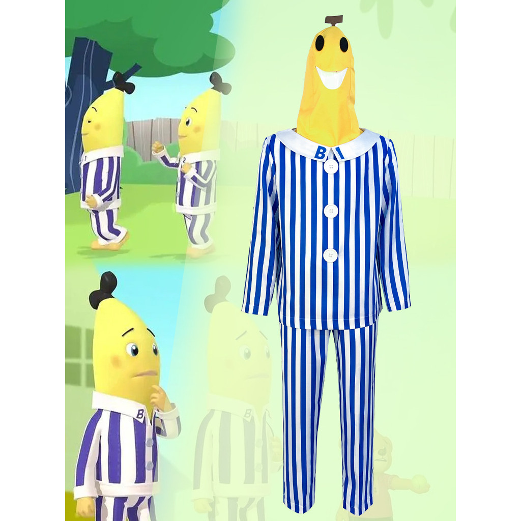Halloween Animation Bananas In Pajamas Cosplay Costume With Headgear ...