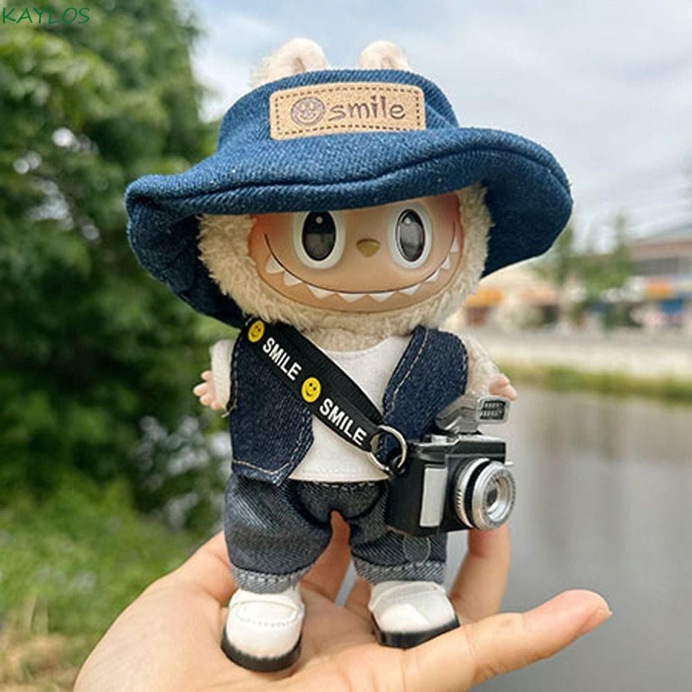 KAYLOS 1 Set Labubu Time Clothes, Cowboy Cool 17cm Cotton Doll's ...