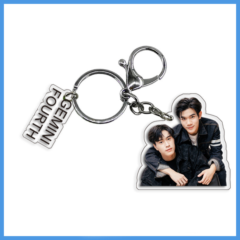 BKPP ZeeNuNew GeminiFourth OFFGUN Acrylic Key Chain Thai BL Couple ...