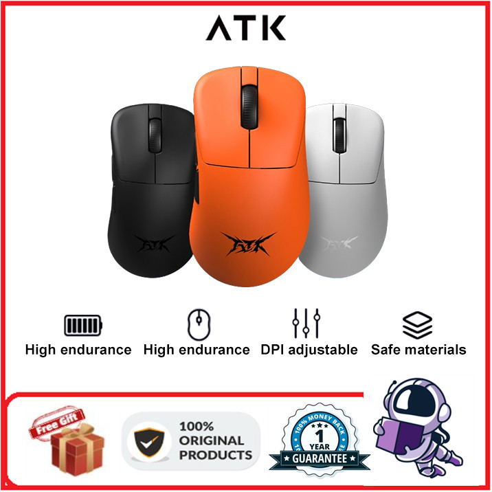 ATK GEAR Z1 Wireless Dual Mode Gaming Mouse Time of Ultra Long Endurance | Shopee Philippines