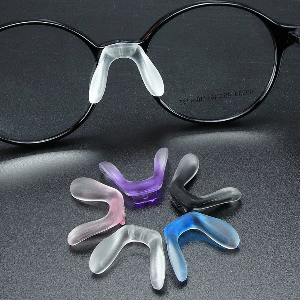 1pc Anti-Slip Silicone Nose Pads For Glasses Push On Nasal Pad ...