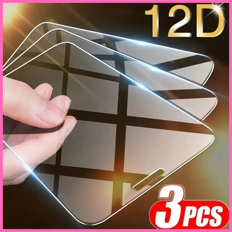 1-3Pcs 9H Ultra Clear Tempered Glass Compatible For iPhone 16 15 14 13 ...