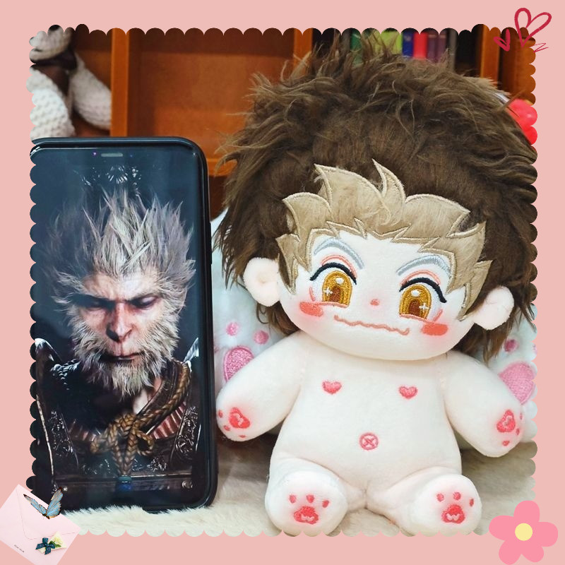 20cm Black Myth Wukong Attribute China's First 3A Game Plush Doll Cute ...