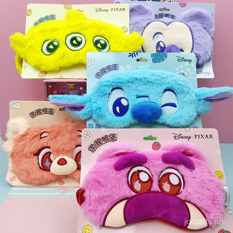 Disney Plush Season Series Three-Dimensional Plush Eye Mask Stitch Cute ...