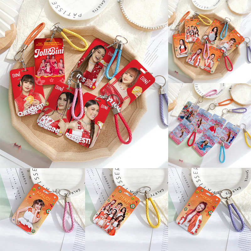 New Lomo Cards BINI Keychain Jollibini Lanyards Pendant Jollibee ...