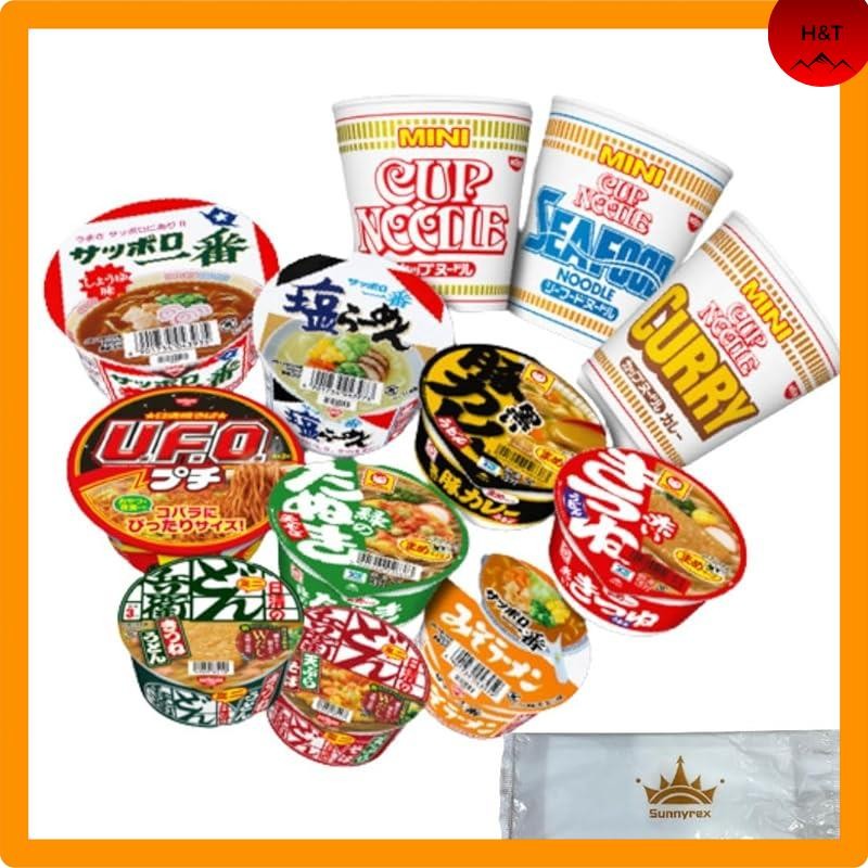 Cup noodle assortment box set mini 12 types ramen curry Nissin cup ...