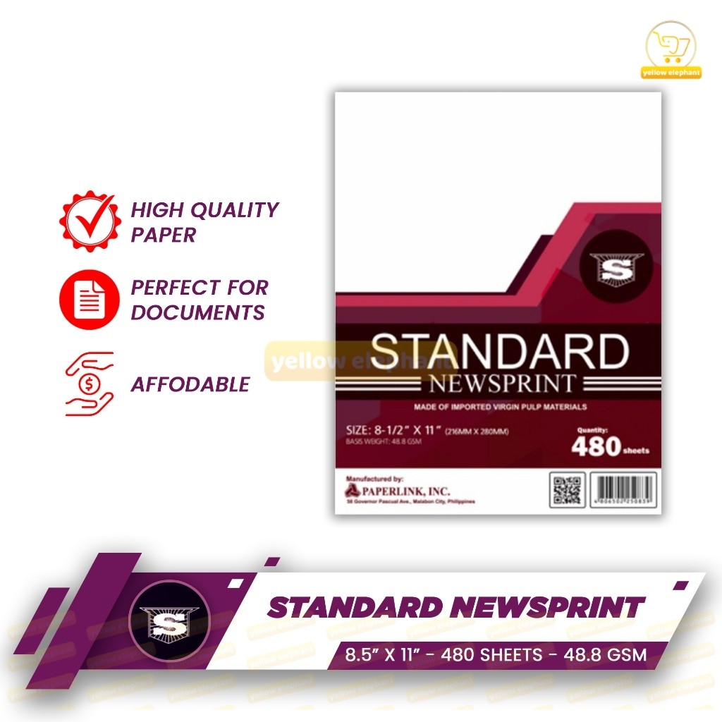 Standard / Mica Newsprint Paper HIGH QUALITY Virgin Pulp Made in E.U ...