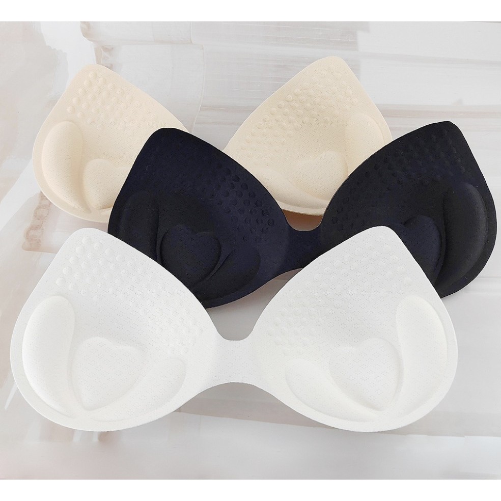Eight-hole cloth chest pad one-piece bra breast pad water drop cup ...
