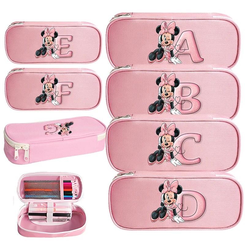 Mickey Minnie Mouse Student Cartoon Anime Stationery Bag Printed Color ...