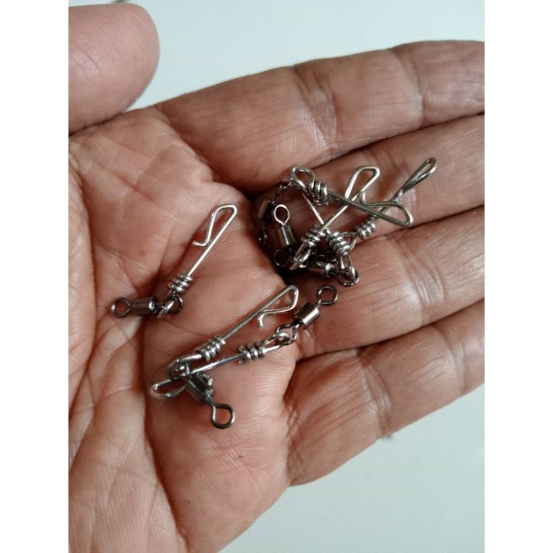 Pindat And kili kili - Safety Pin With Swivel Rolling Fishing Rod ...