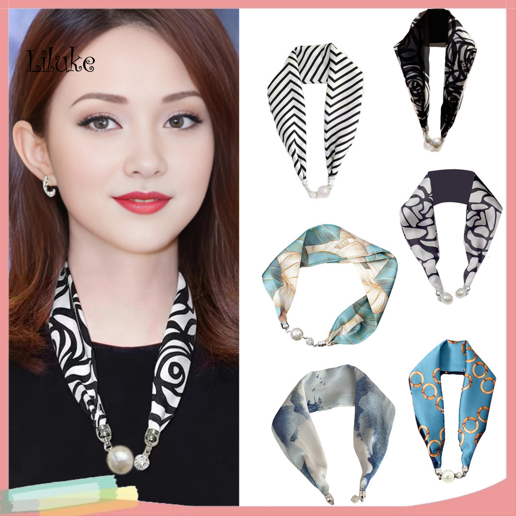 LK Magnetic Scarf Chiffon Women Scarf Stylish Women's Chiffon Scarf ...