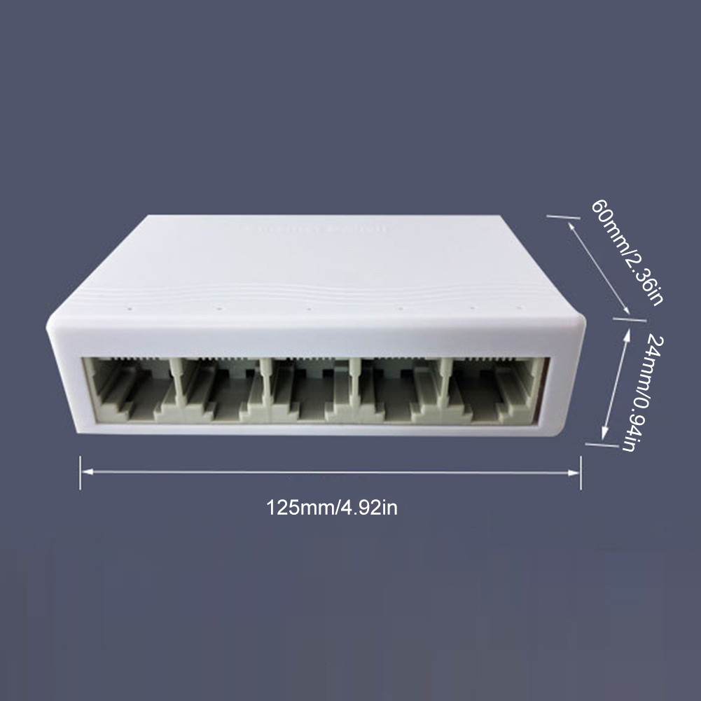 5 Ports Gigabit Ethernet Switch Mini Network Switches 10/100/1000Mbps ...