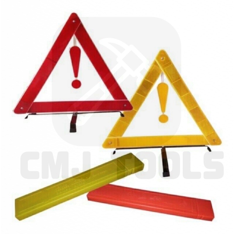 MJ HEAVY DUTY Early Warning Device Triangle Signature Car Safety ...