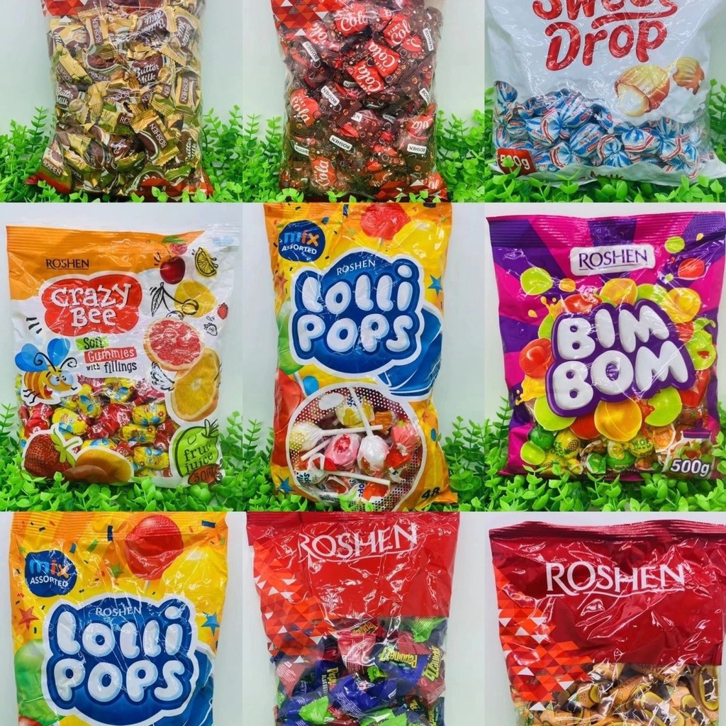 Imported ROSHEN ROSHEN Candy Series Mixed Fruit Filled Gummy Candy ...