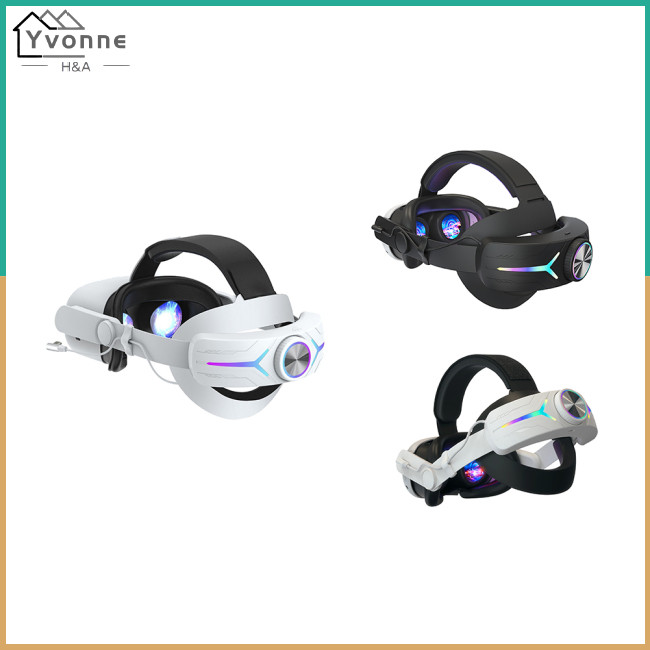 YVONNE Head Strap With Battery VR Headset 8000mAh Battery Pack ...