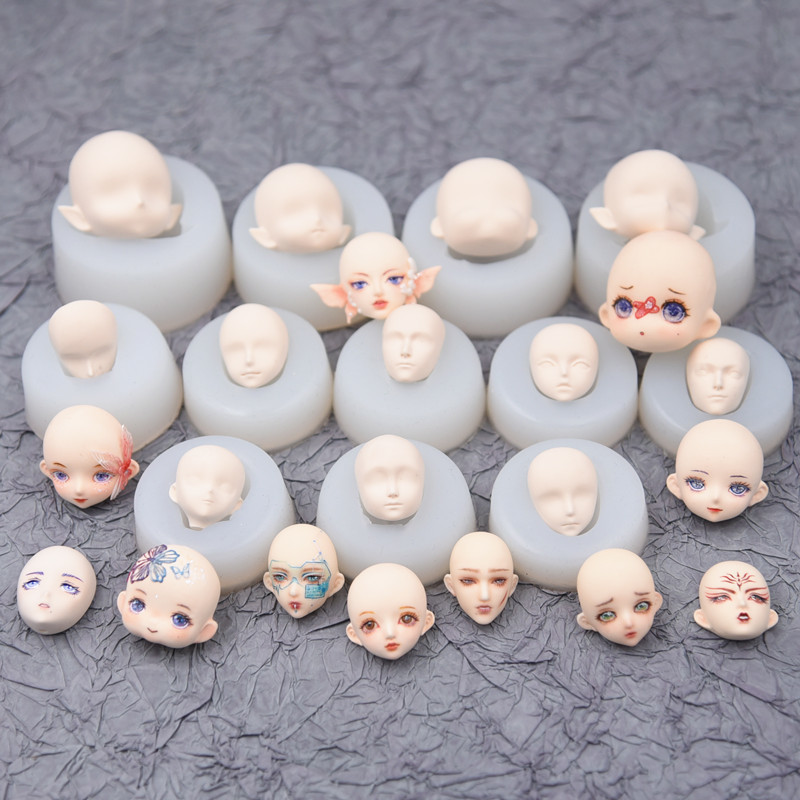 Ultra-Light Brickearth Mold Face Ultra-Light Clay Face Mold Silicone ...