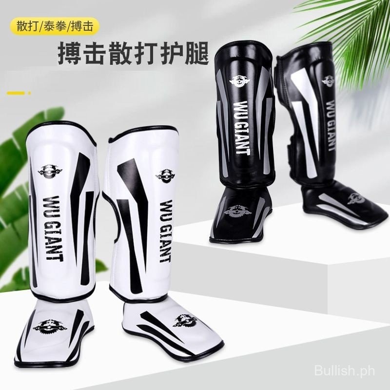 Muay Thai Leg Guard Sanda Fight Foot Back Shin Guard Boxing Thickened ...
