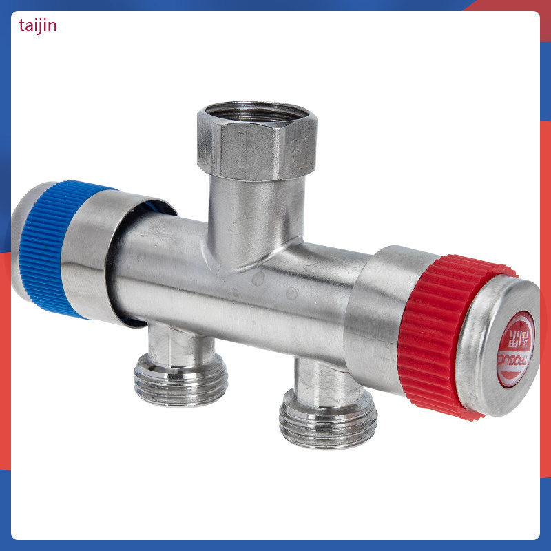 Faucet Diverter Water Line Splitter Garden Hose Adapter Stainless Steel ...