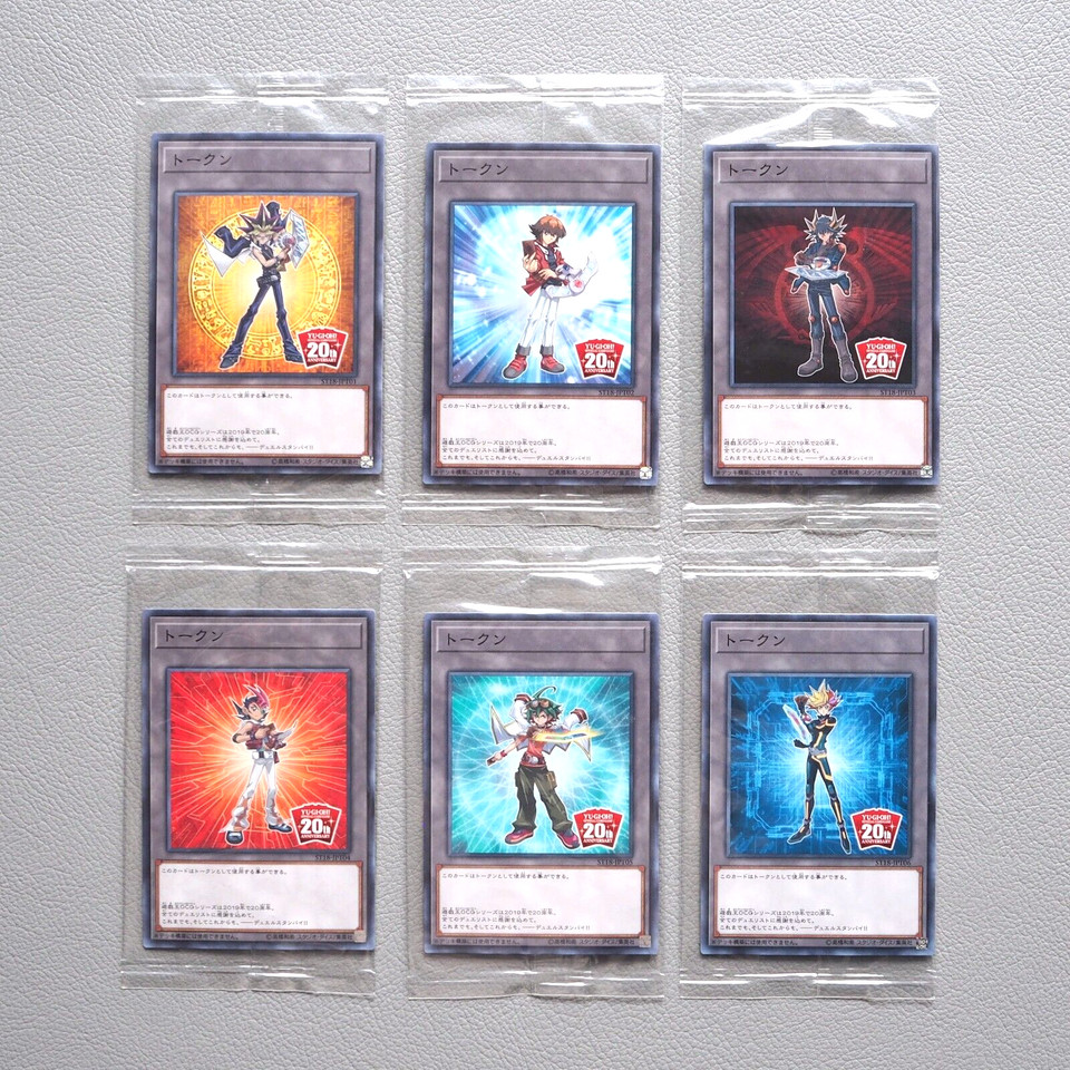 Yu-Gi-Oh 20th Anniversary Token 6 items ST18-JPT01 Unopened Japanese ...