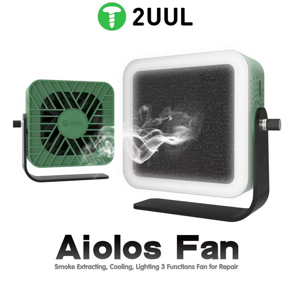 2UUL DA98 Aiolos Cooling Fan With UV Curing + Smoke Extraction Function For Phone Motherboard IC ...