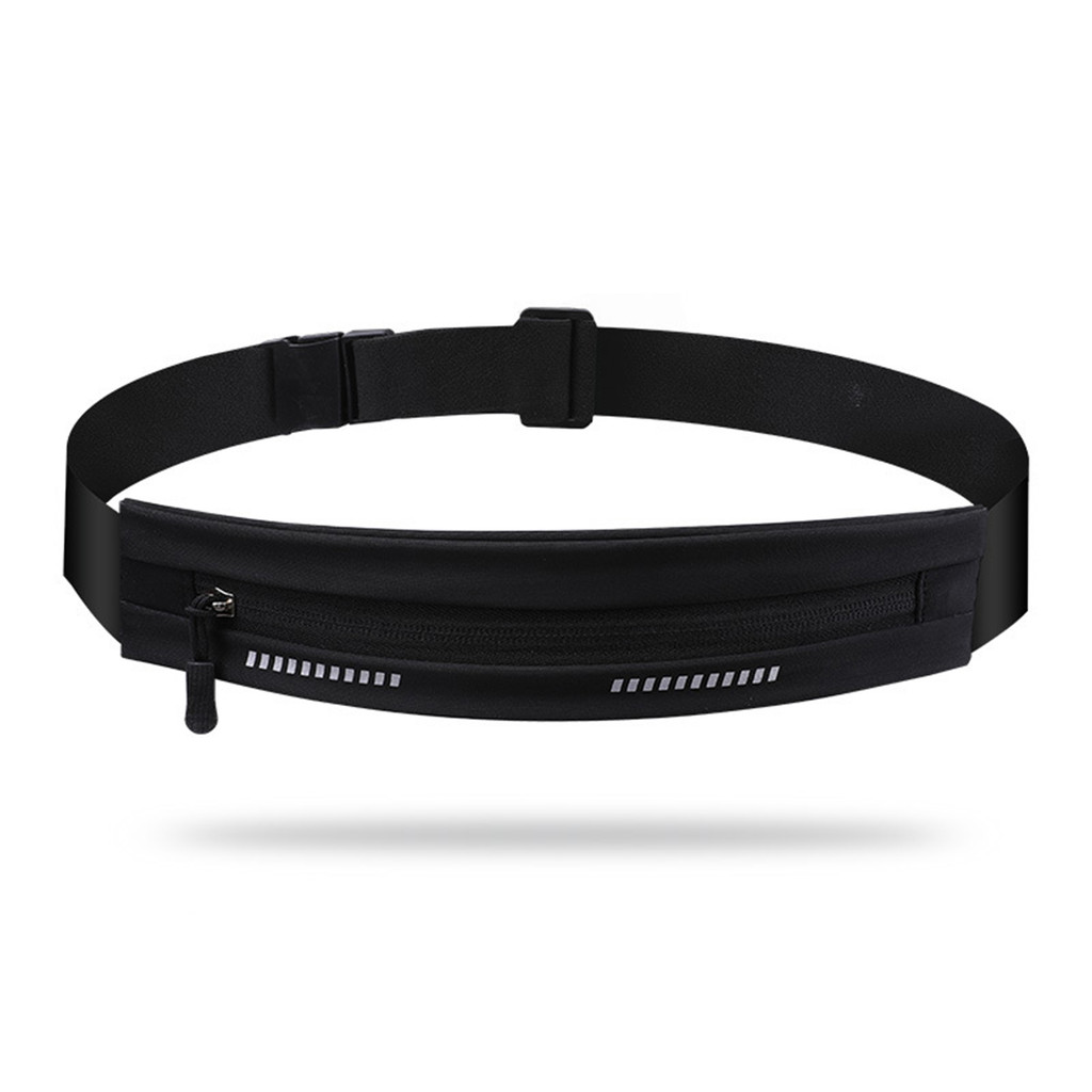 Adjustable Running Pouch Runners Belt Workout Waist Bag Elastic Slim ...