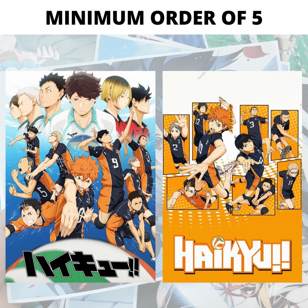 Anime Posters / Haikyuu Poster Collection / A4 Anime Posters & Sticker ...