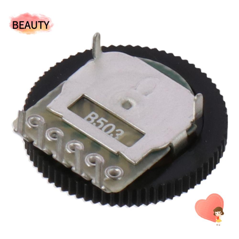 BEAUTY Wheel Potentiometer, 50K Ohm 16x2mm, Easy to us 5-Pin Adjust ...