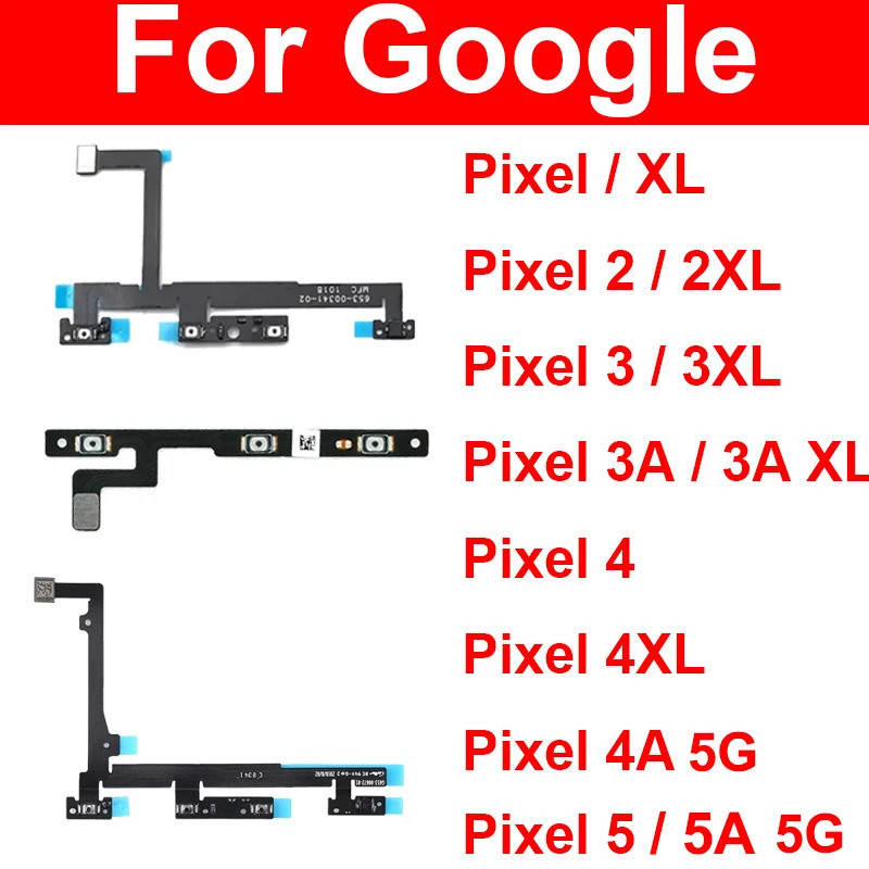 Power Volume Flex Cable For Google Pixel XL 2 2XL 3 3XL 3A 4 4XL 4A XL ...