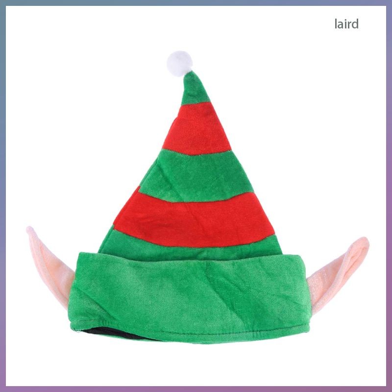 Velvet Elf Hat Christmas Ear Hats Aldult Ears for Kids with laird ...