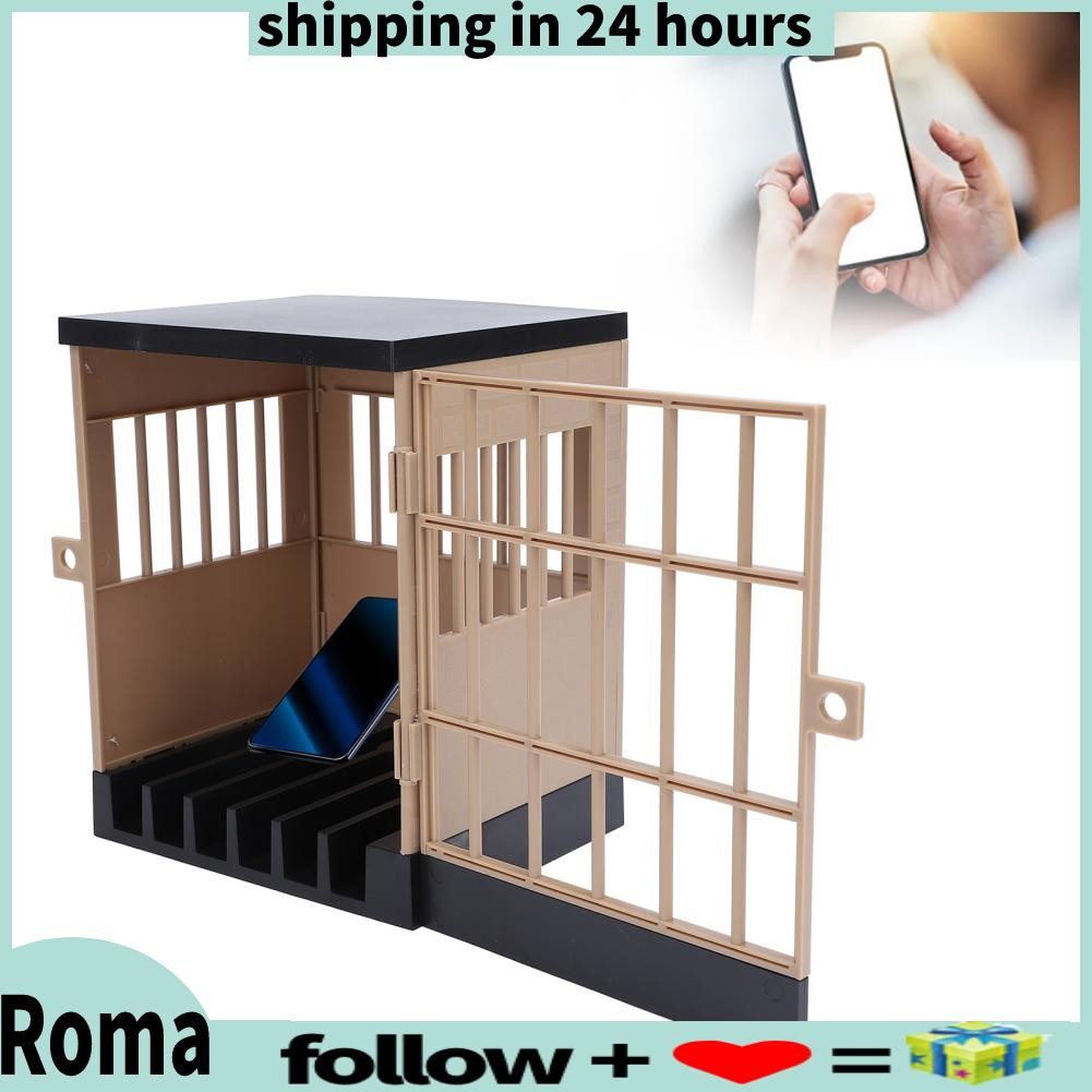 Romanticshop Cell Phone Lock Box W/Key Storage Portable For Classroom ...