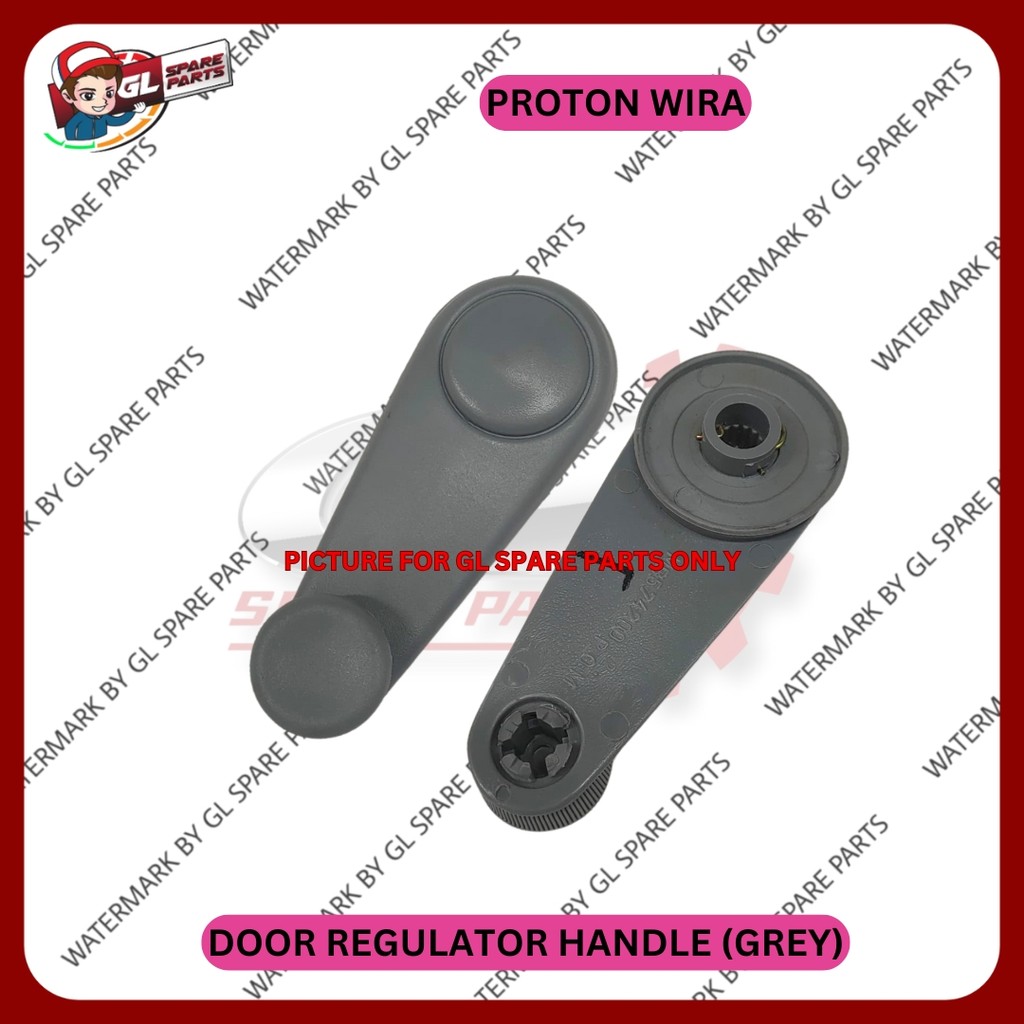 DOOR REGULATOR HANDLE PROTON WIRA (GREY) | Shopee Philippines
