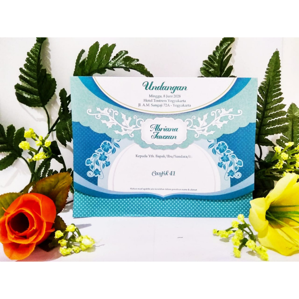 Beautiful Blank Code c41 Wedding Invitation | Shopee Philippines