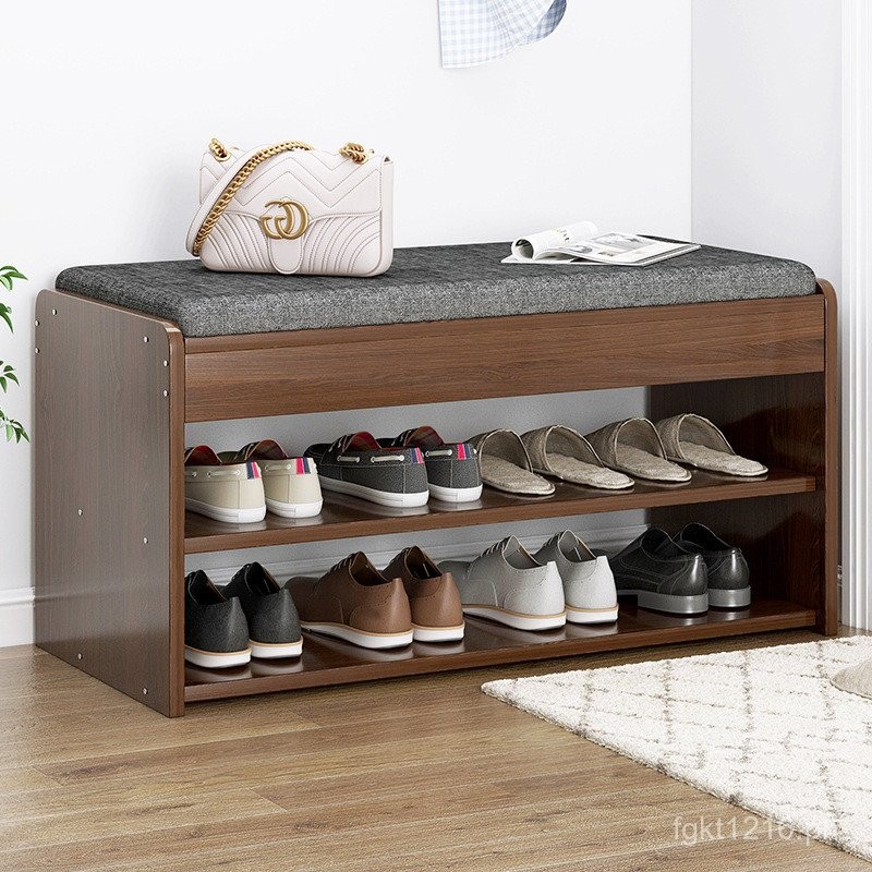 Long Entryway Shoe Changing Bench Shoe Cabinet Home Bench Doorway ...