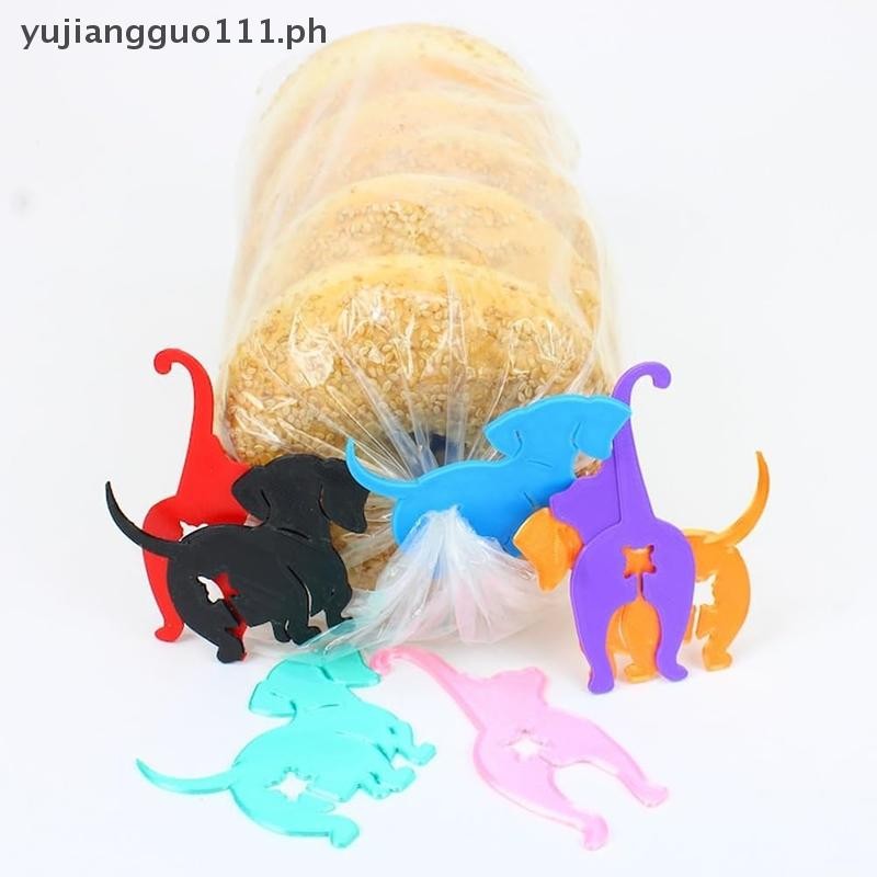 # yujiang # Funny Cat Butt Bread Clip Dog Bread Bag Tie Reusable 3D ...