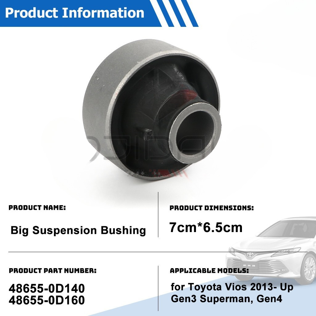 Toyota Vios 2013- Up Gen3 Superman, Gen4 Suspension Bushing Big(sold ...