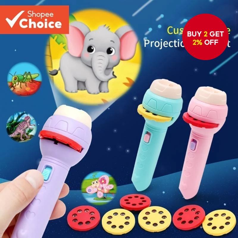 Story Projector Flashlight Toy - Interactive Bedtime Storyteller With ...