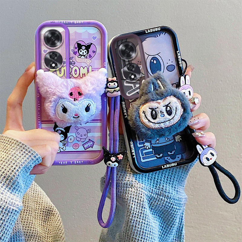 oppo a60 case cute Plush phone case | Shopee Philippines