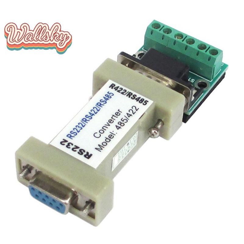 Wallsky> RS232 RS485 converter RS232 to RS422 RS485 converter RS 232 RS 422 485 adapter RS-232 ...