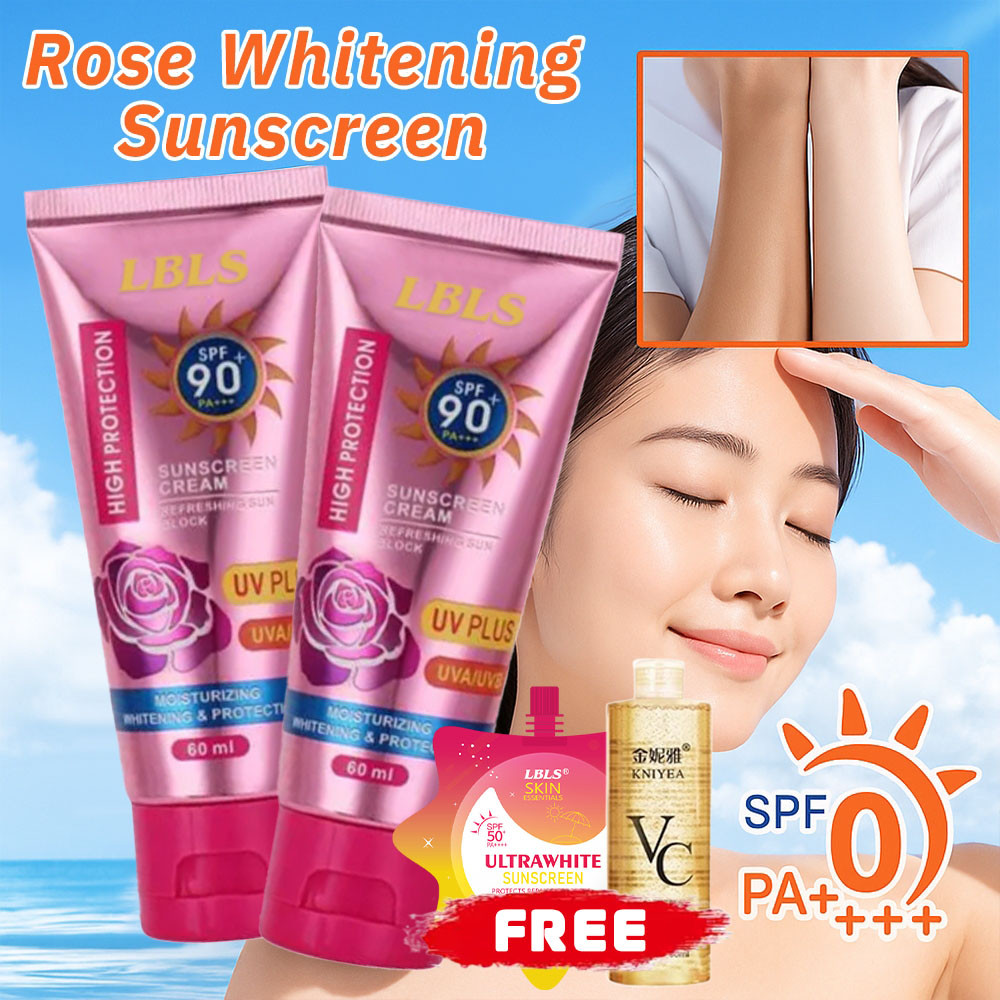 Buy 1 Take 3 Multi SPF90+ Sunscreen Cream High Protection UV PLUS 60ml Whitening Cream Long ...