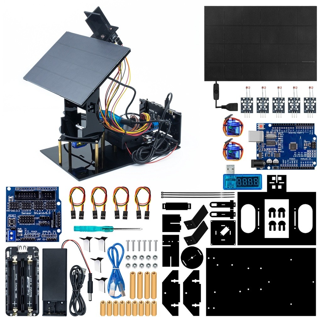 LAFVIN Smart Solar Tracker System Tracking Starter Kit For Arduino DIY ...