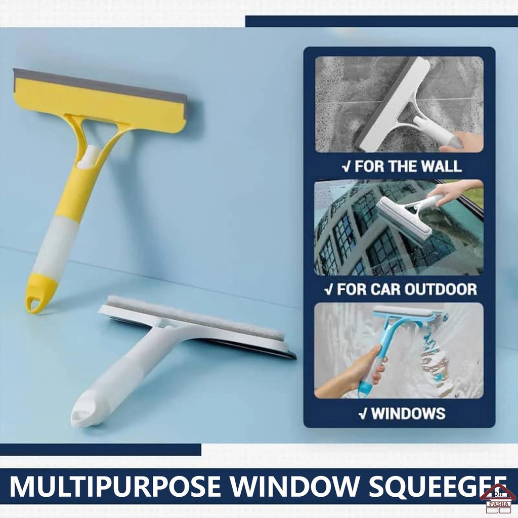 3-in-1 Car Glass Cleaner Tool All-in-One Windshield Scrubber for Semi ...